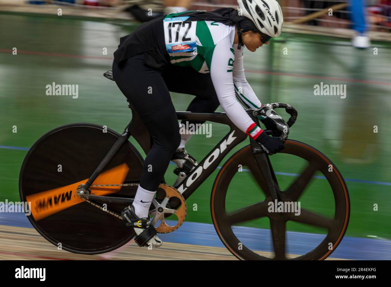 Moscow, Russia. 27th of May, 2023. Track cyclists take part in the 2023 ...