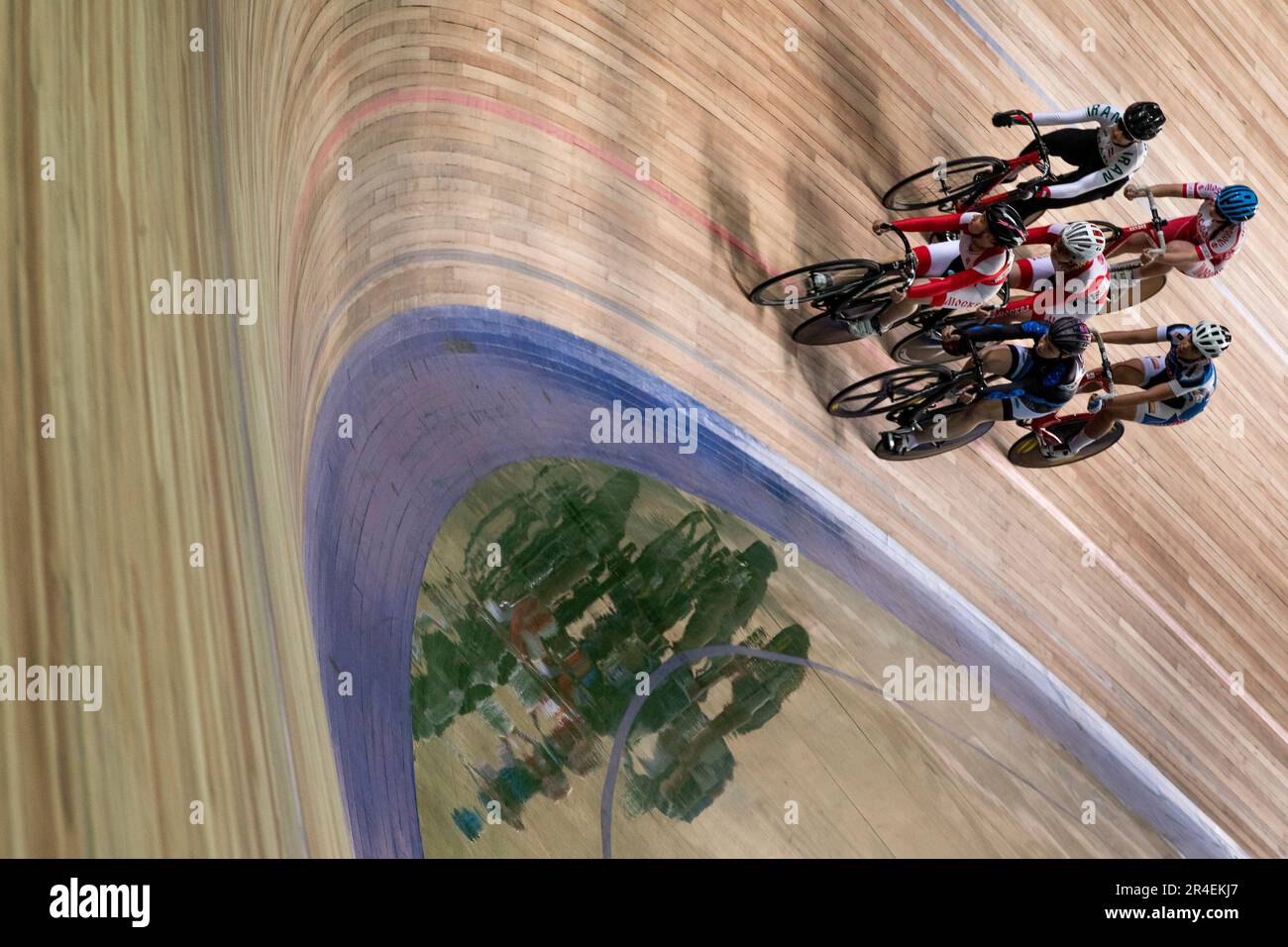 Moscow, Russia. 27th of May, 2023. Track cyclists take part in the 2023 ...