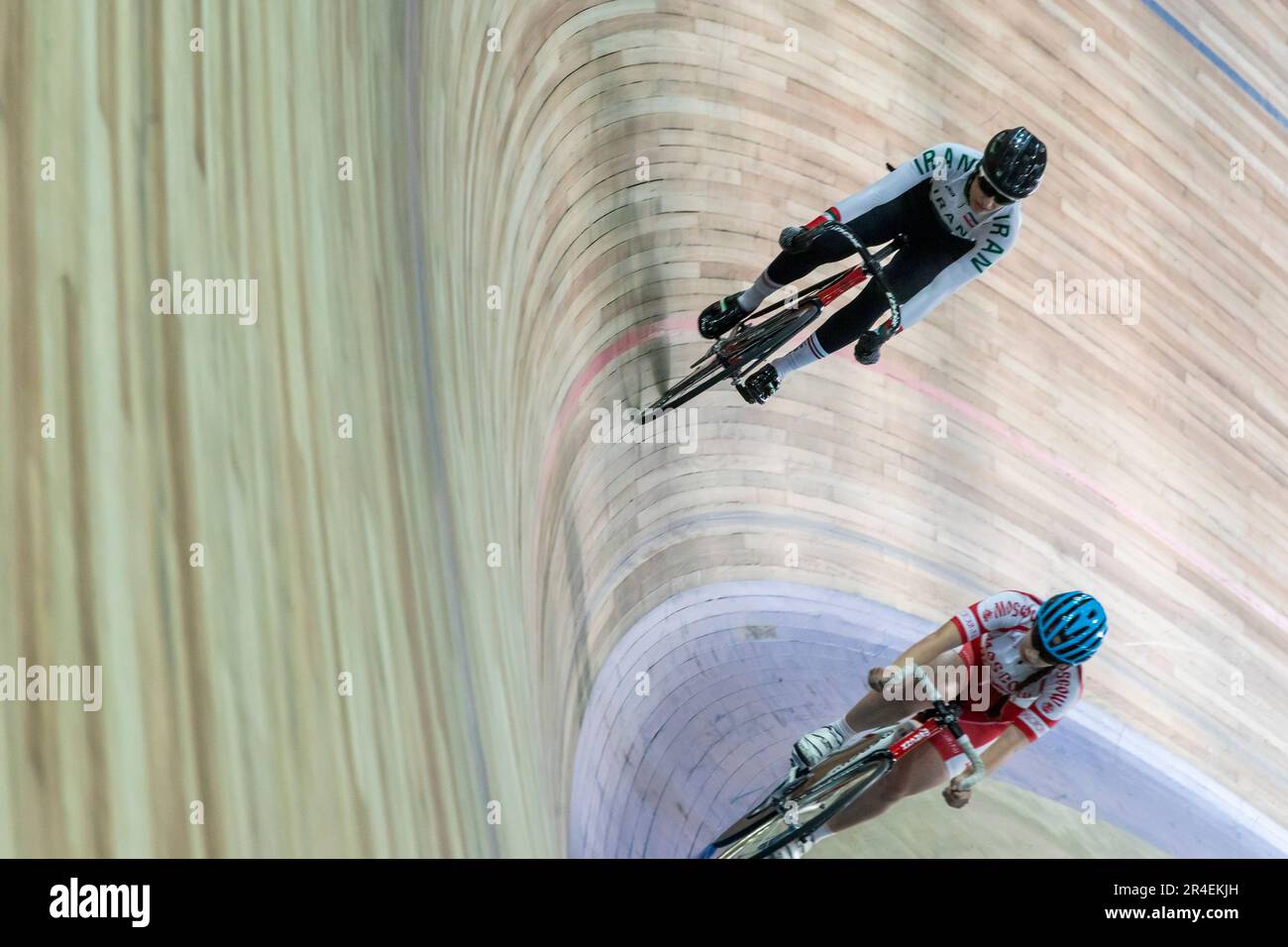 Moscow, Russia. 27th of May, 2023. Track cyclists take part in the 2023 ...