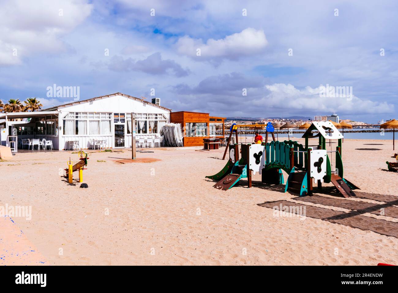 Facilities on the beach. La hípica Beach. Blue Flag beach. The iconic ...