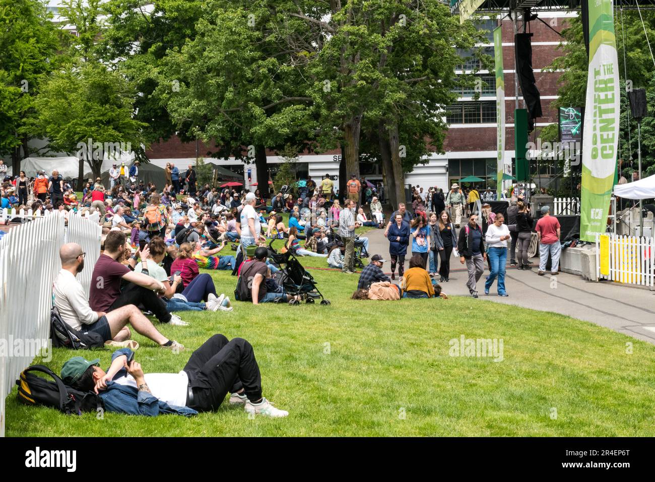 Seattle, USA. 27th May, 2023. People gathering at the annual Northwest ...
