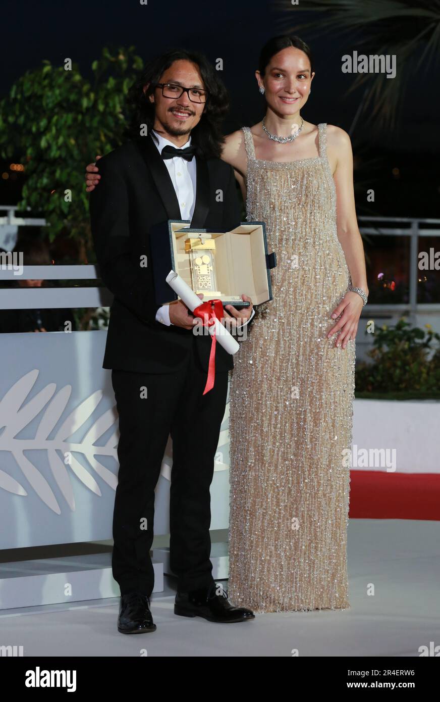 Cannes, France, 27th May, 2023. Director Pham Thien A at the Palme D’Or ...