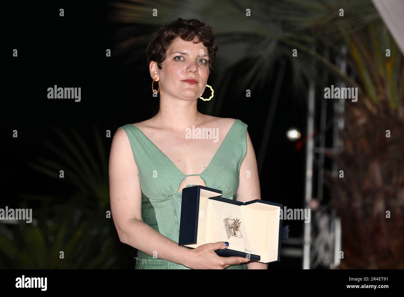 Cannes, France. 27th May, 2023. Flora Ana Buda wins the Short Films ...