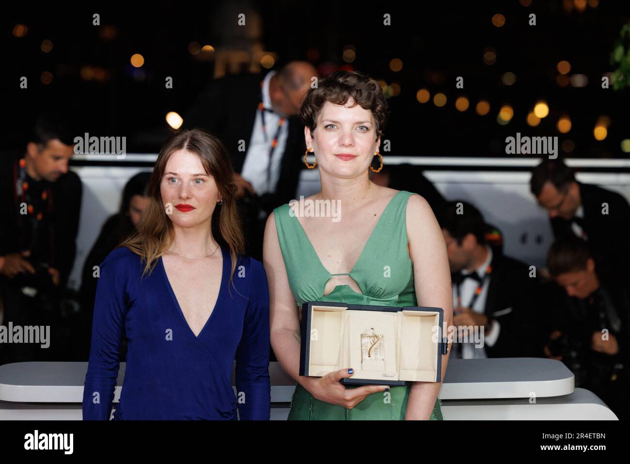 Cannes, France. 27th May, 2023. Gunnur Martinsdóttir Schlüter and Flora ...