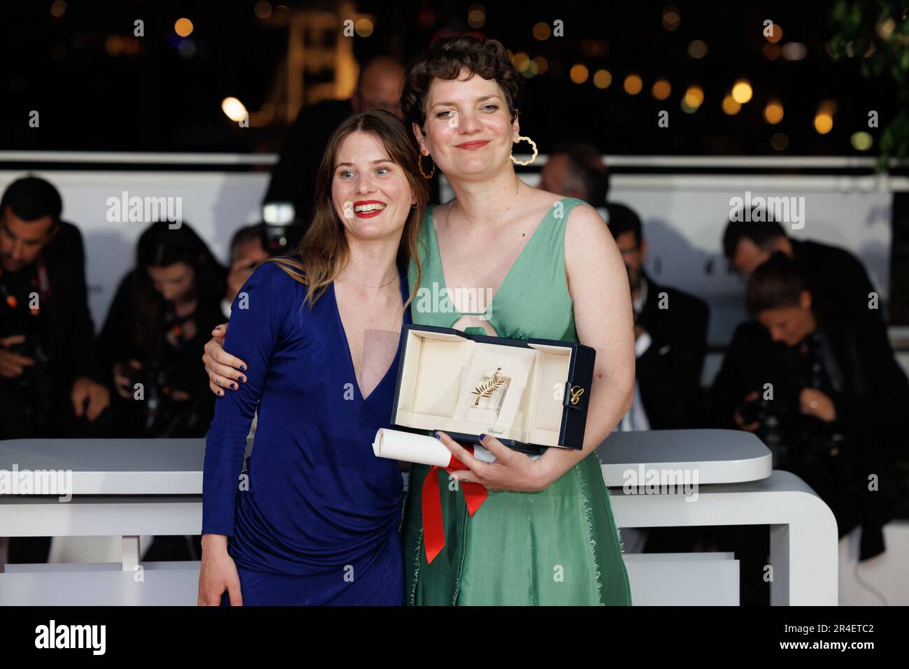 Cannes, France. 27th May, 2023. Gunnur Martinsdóttir Schlüter and Flora ...