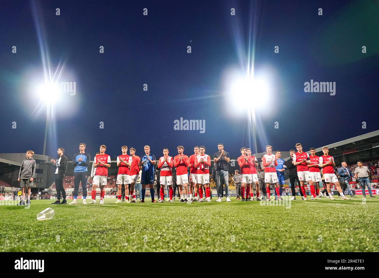 MAASTRICHT, NETHERLANDS - MAY 27: Romain Matthys of MVV Maastricht ...