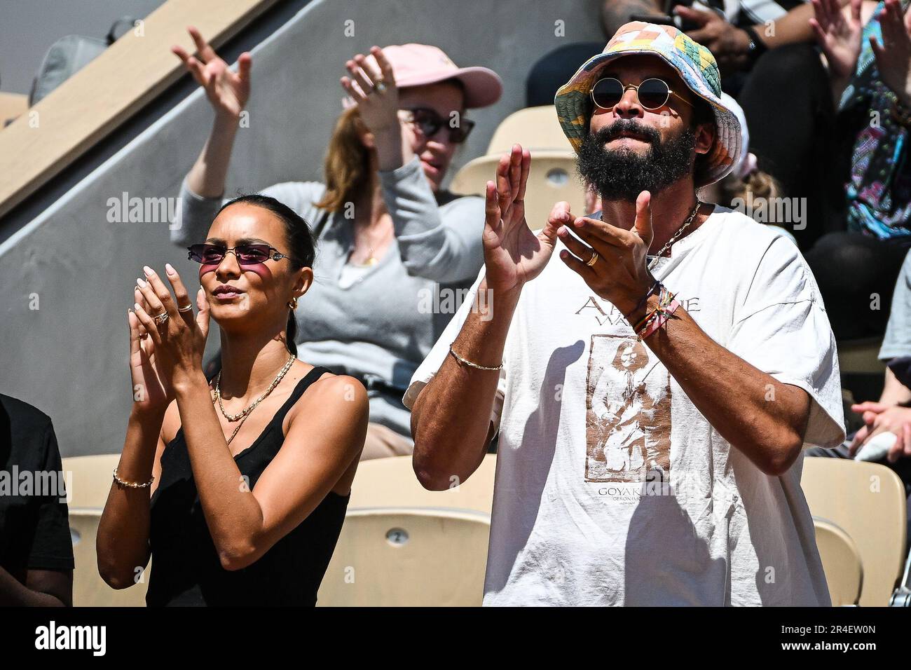Paris, France. 27th May, 2023. Former French-US basketball player ...