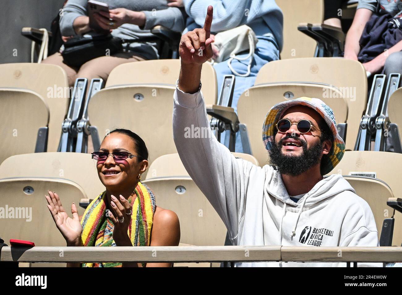 Paris, France. 27th May, 2023. Former French-US basketball player ...