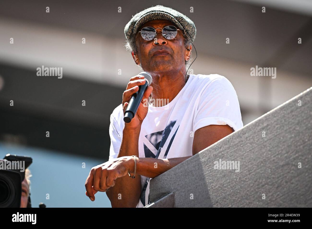 Paris, France, France. 27th May, 2023. French singer and former tennis ...