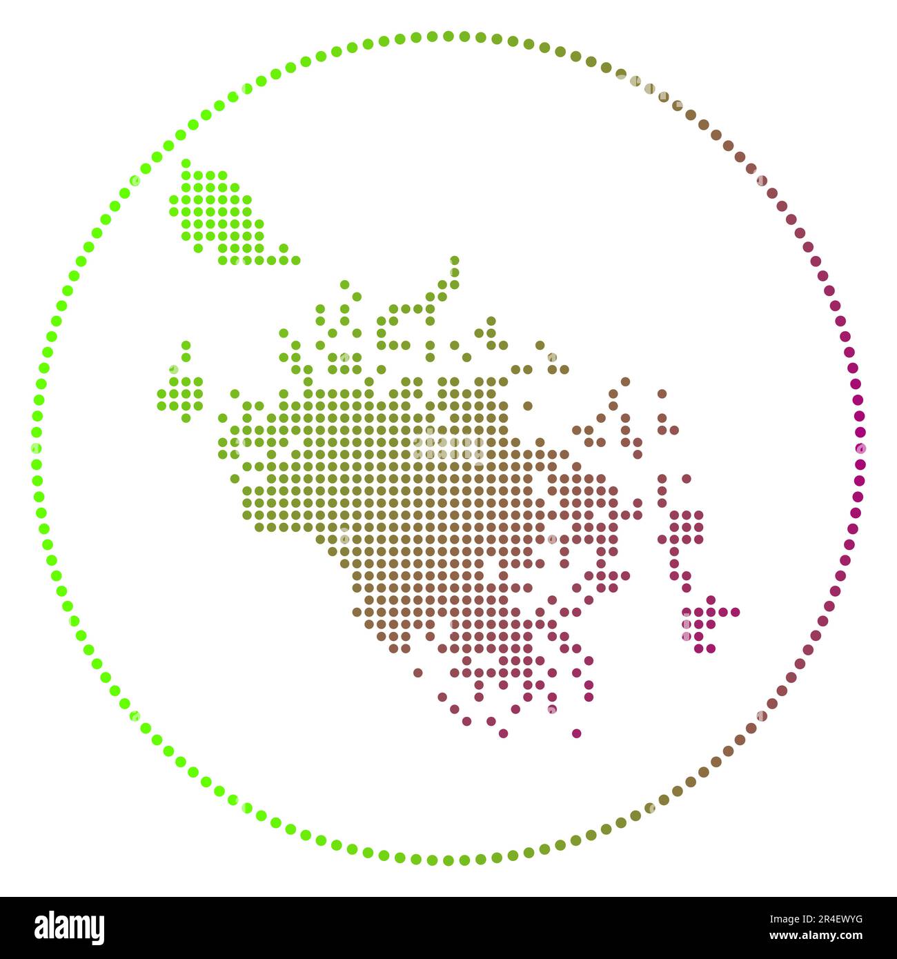 Cat Ba Island digital badge. Dotted style map of Cat Ba Island in ... Cat Ba Island digital badge. Dotted style map of Cat Ba Island in ...