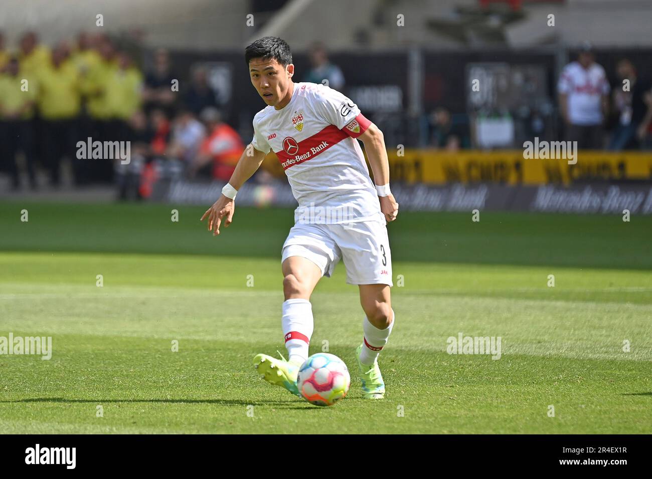 Stuttgart, Deutschland. 27th May, 2023. Wataru ENDO (VFB Stuttgart ...