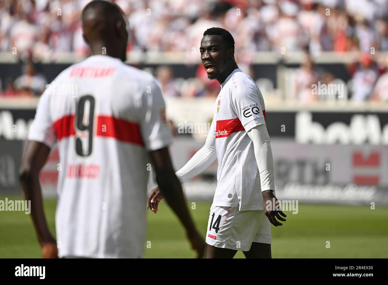Stuttgart, Deutschland. 27th May, 2023. Silas Wamangituka (Katompa ...