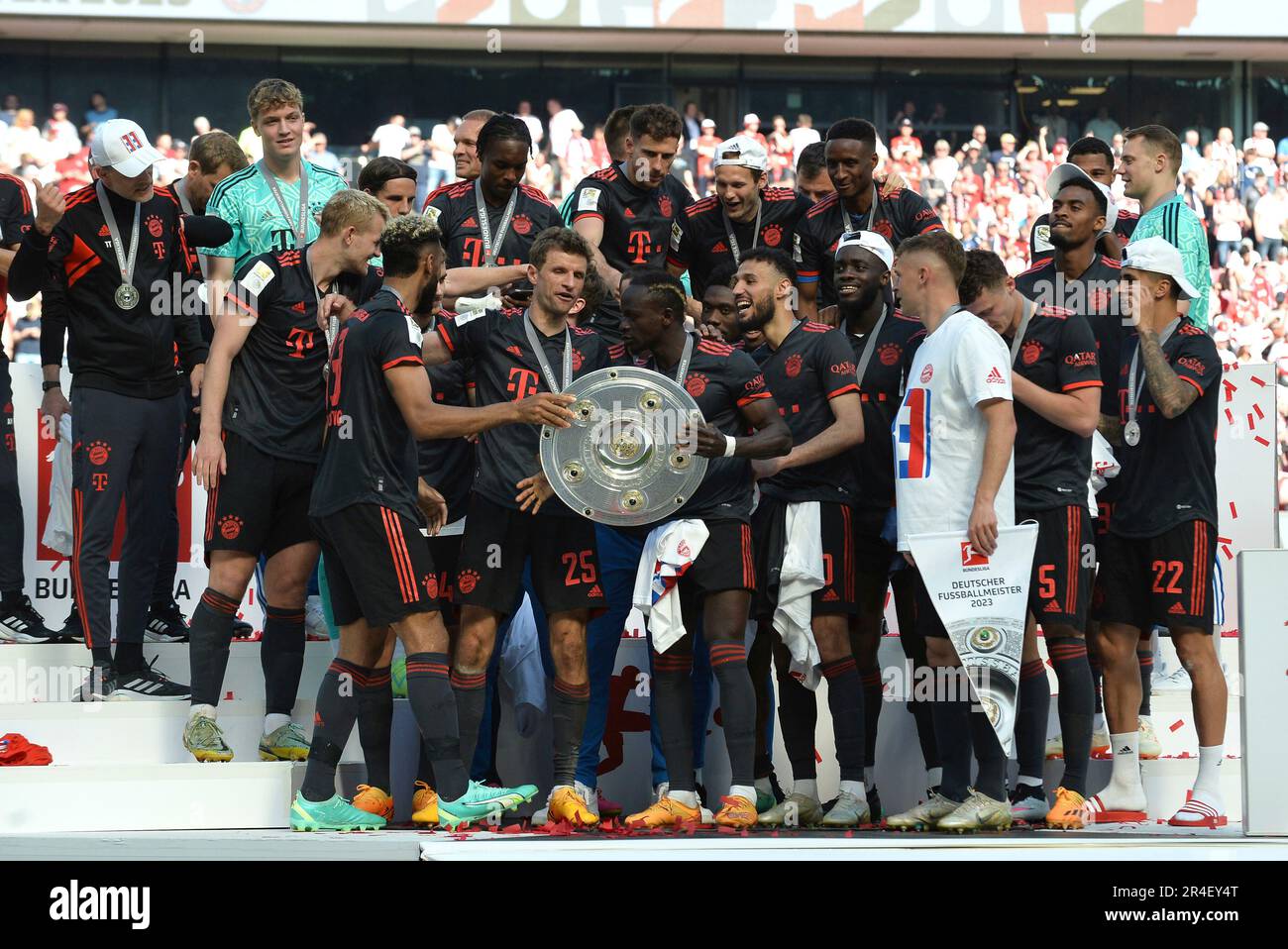 Cologne, Deutschland. 27th May, 2023. firo : 05/27/2023, football, 1 ...