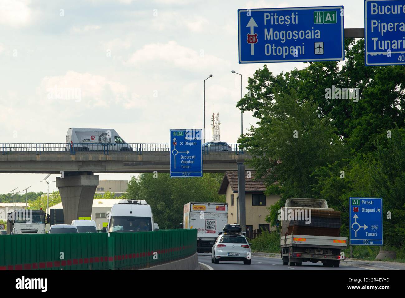Bucharest belt motorway hi-res stock photography and images - Alamy