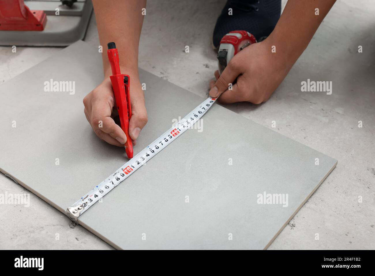 Floor marking office hi-res stock photography and images - Alamy