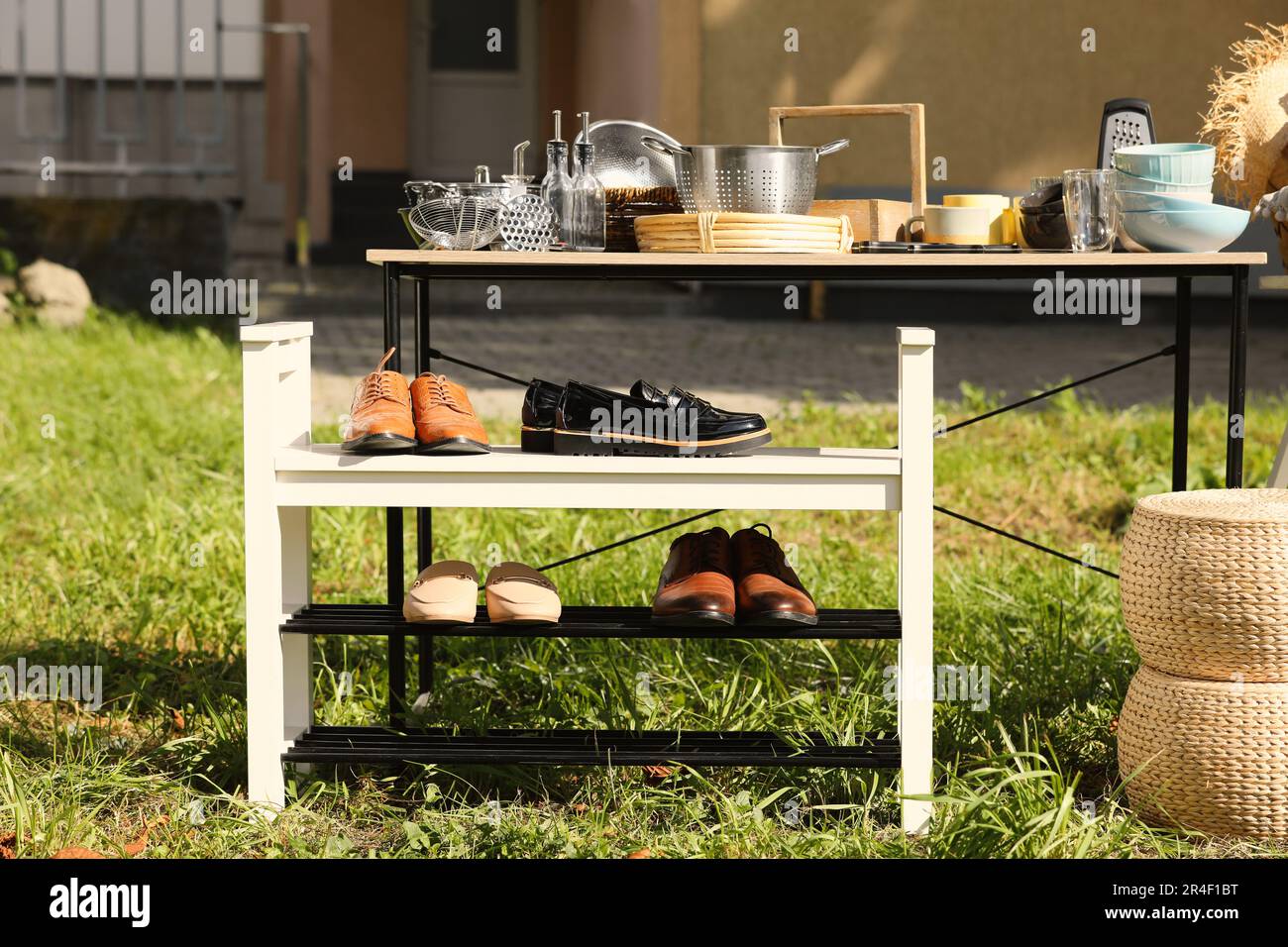 Shoe rack garden hi-res stock photography and images - Alamy