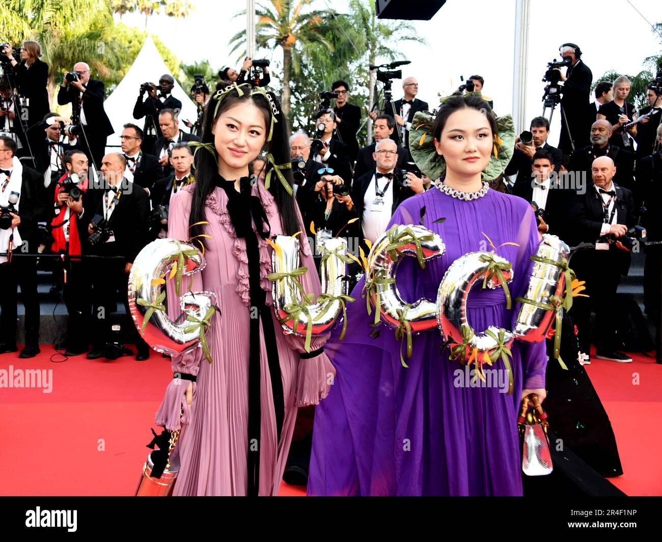 Cannes, France. 22nd May, 2023. 76th Cannes Film Festival 2023, evening ...