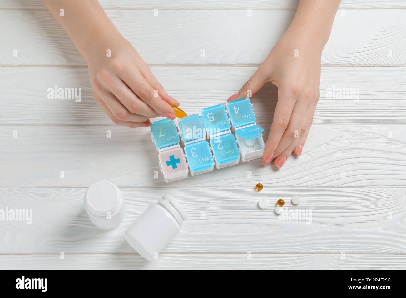 Personal pill organizer hi-res stock photography and images - Alamy
