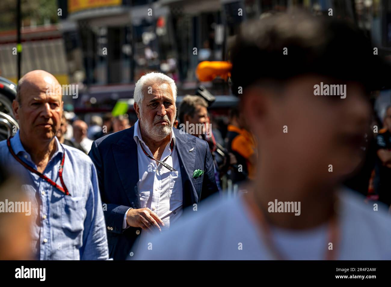 MONTE CARLO, MONACO: Lawrence Stroll, at the 2023 Formula 1 Monaco ...