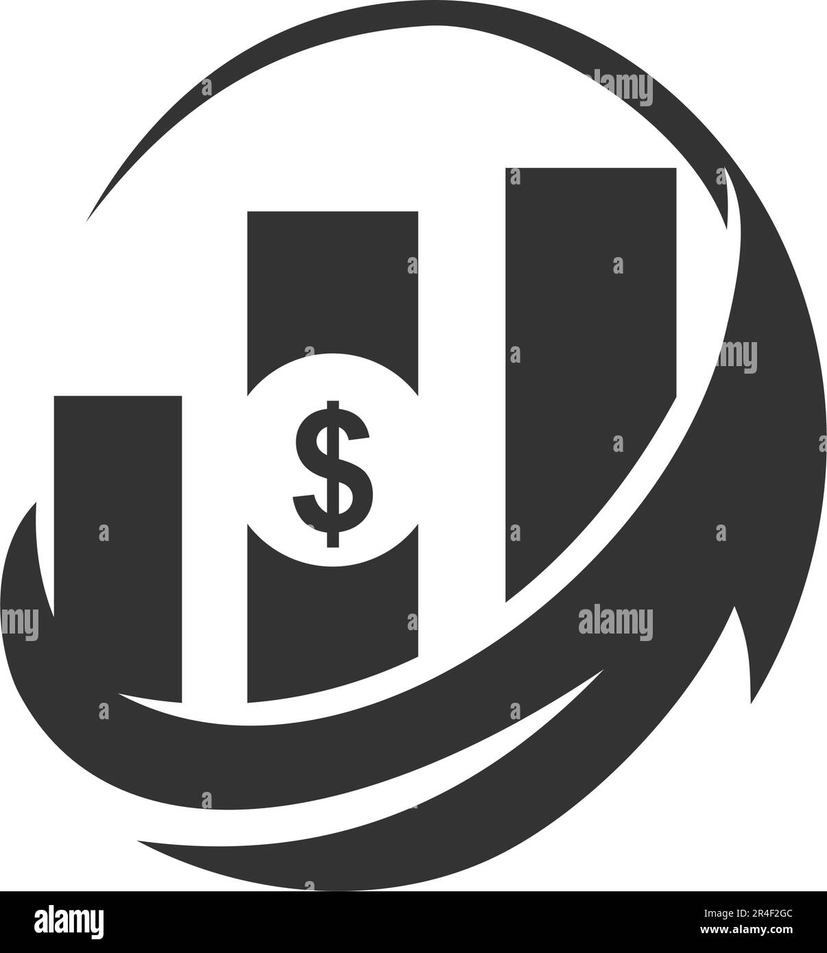 financial money logo template. Icon Illustration Brand Identity ...