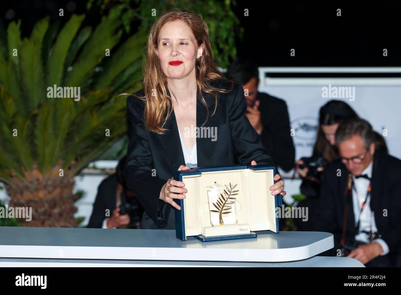 Cannes, France. 27th May, 2023. CANNES - MAY 27: Justine Triet on the ...