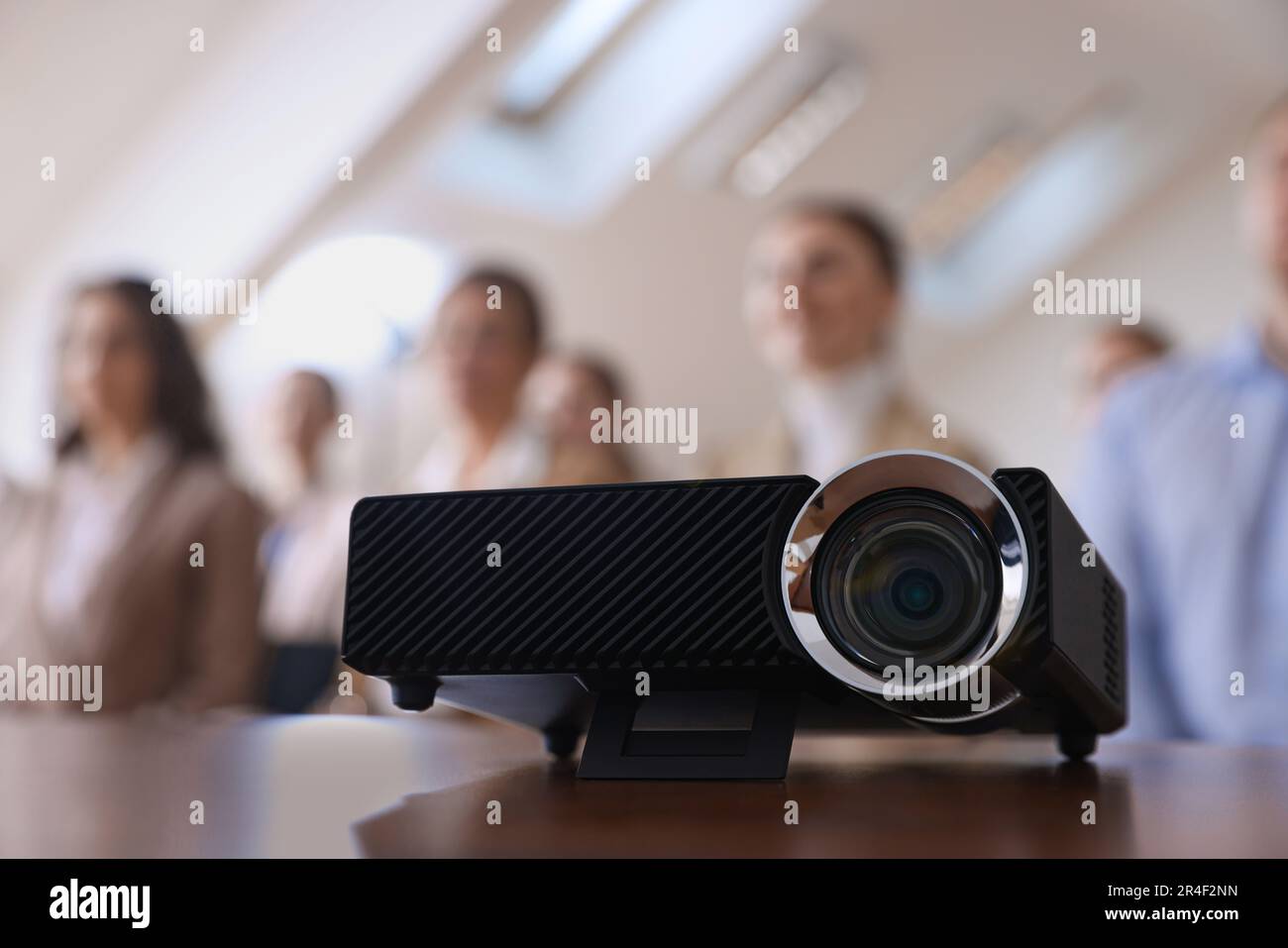 Modern auditorium during business conference hi-res stock photography ...