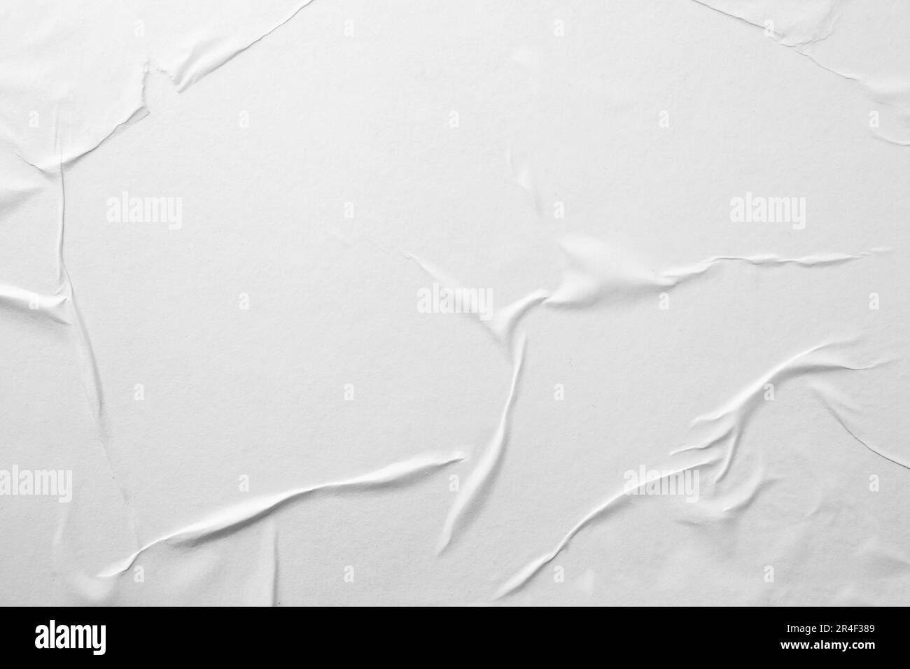 Texture of white creased paper, closeup view Stock Photo - Alamy