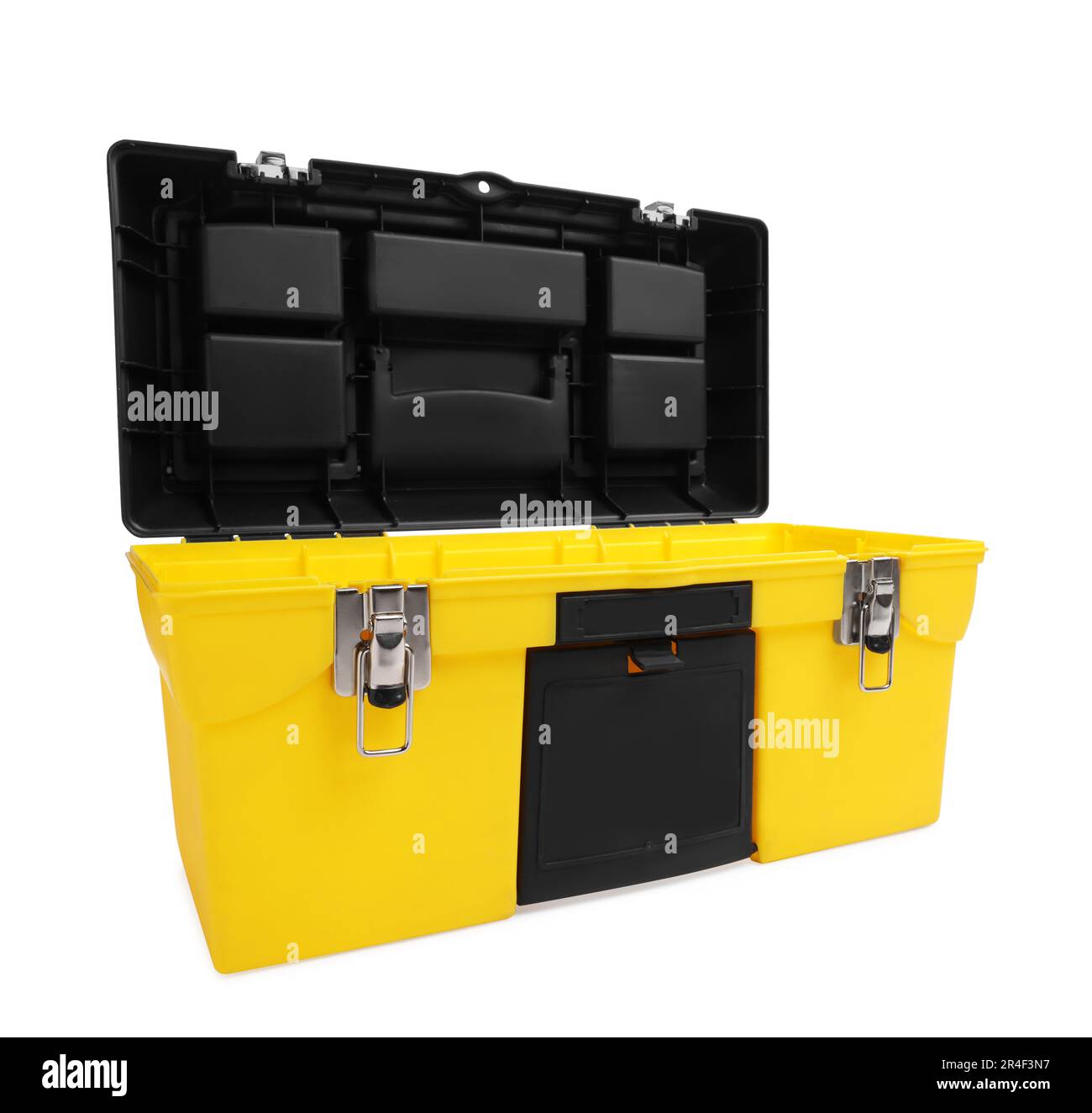 Plastic box for tools isolated on white Stock Photo - Alamy