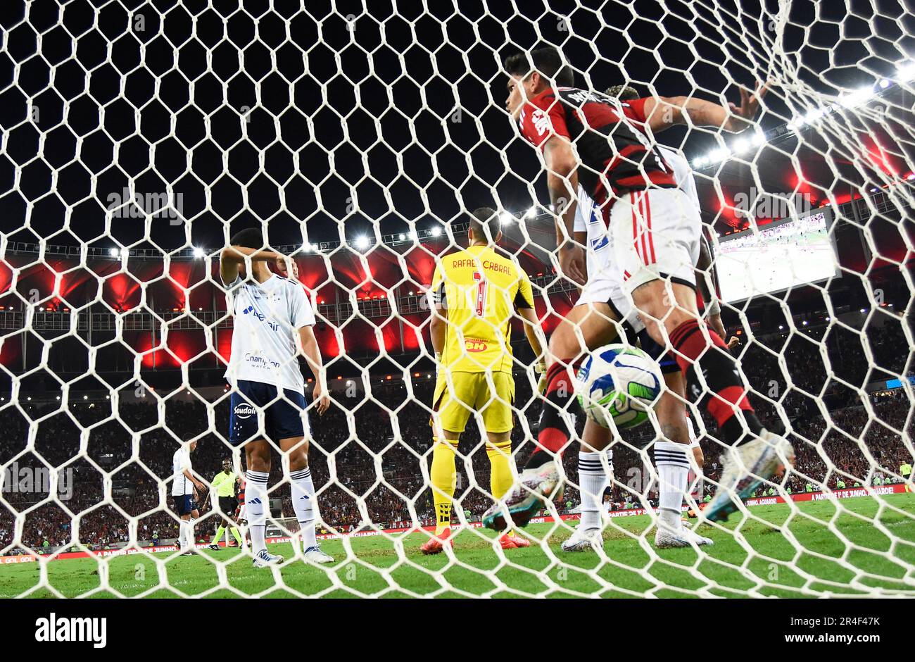 Flamengo vs Cruzeiro, Brazilian Serie A, Maracanã Stadium, Rio de ...