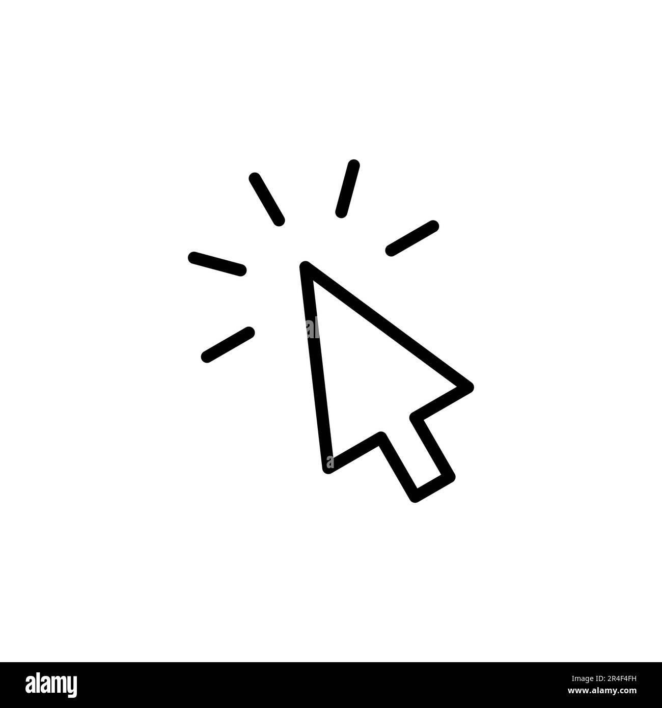 Click icon vector. pointer arrow icon. cursor icon vector Stock Vector ...