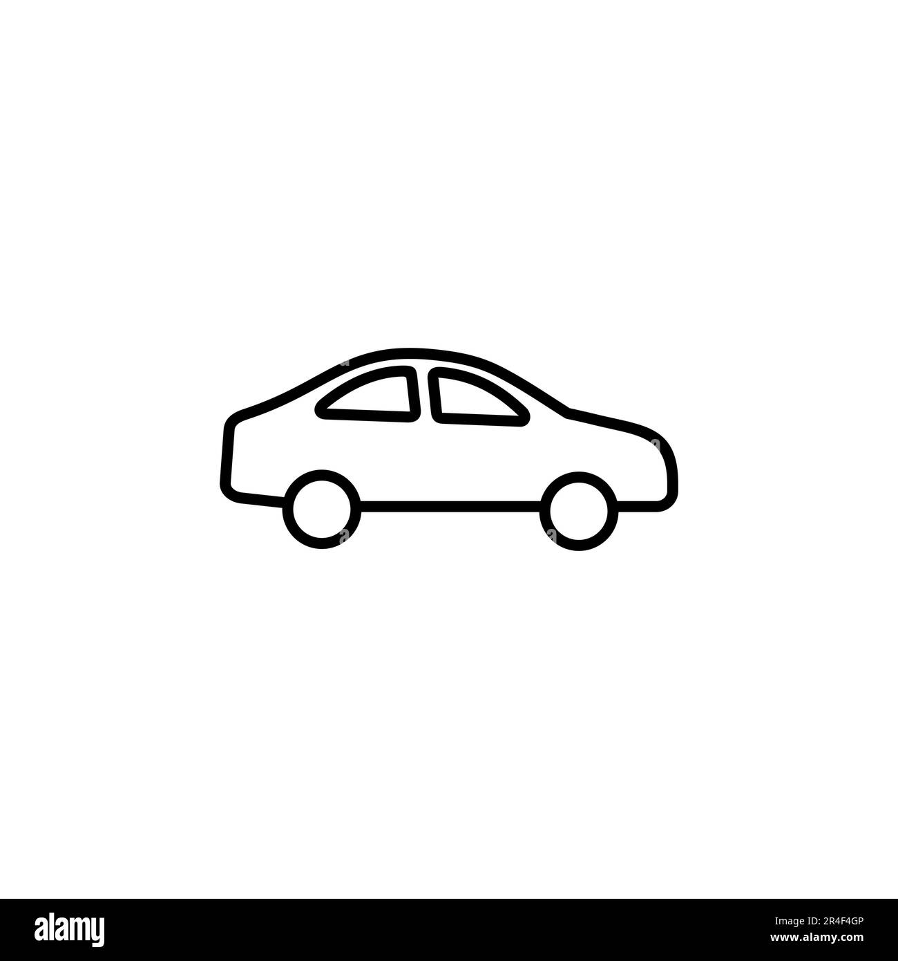 Car icon vector. car vector icon. small sedan Stock Vector Image & Art ...