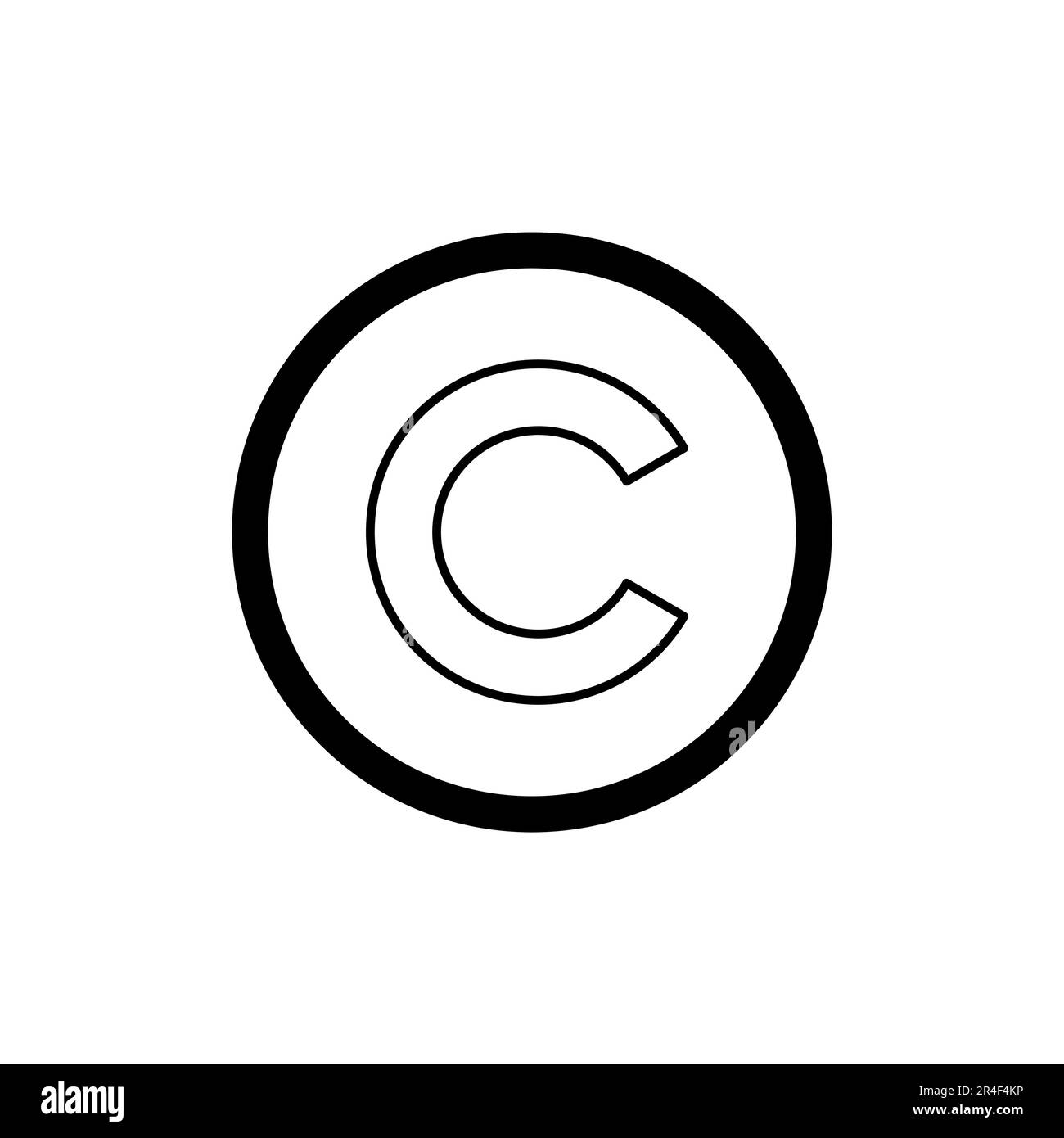 Copyright icon vector. copyright symbols Stock Vector Image & Art - Alamy