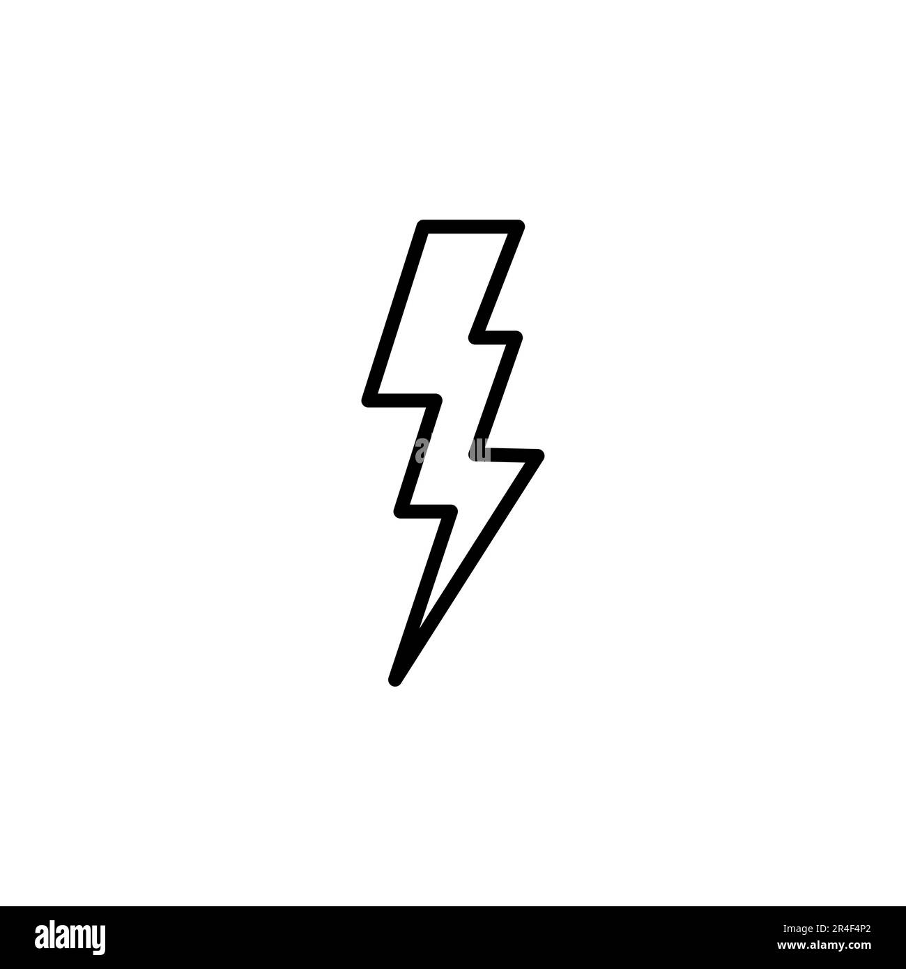 Lightning icon vector. electric icon vector. power icon. energy sign ...