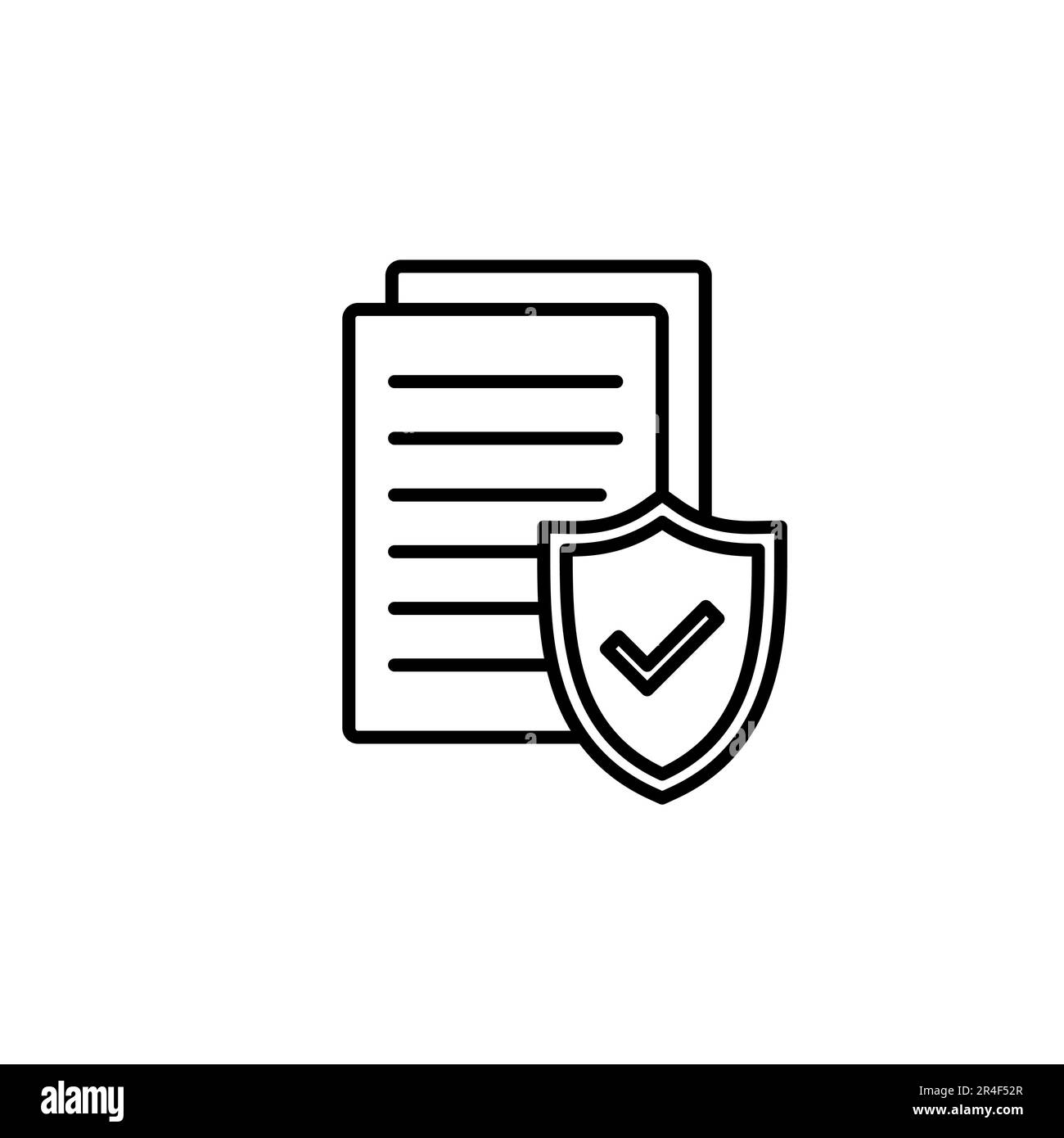 Insurance icon vector. insurance symbol vector Stock Vector Image & Art ...