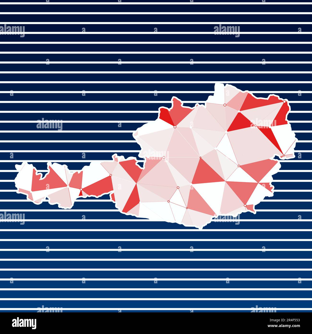 Austria vector illustration. Austria design on gradient stripes ...