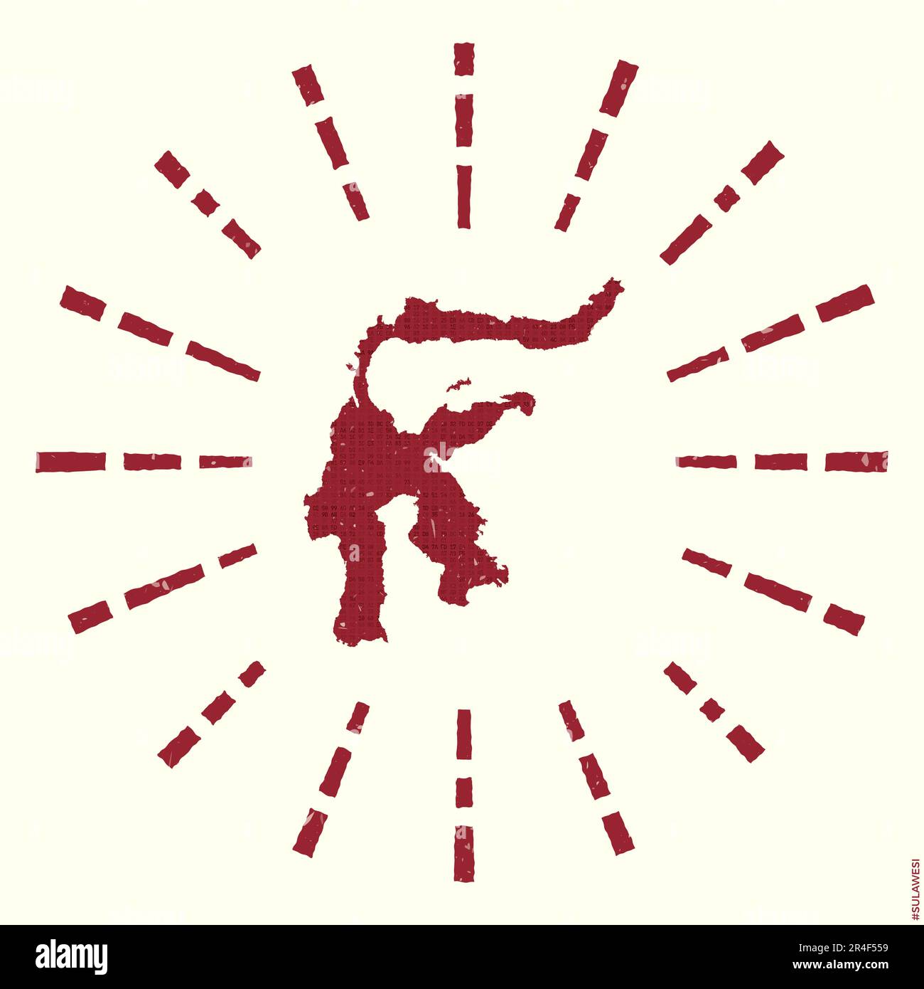 Map of south sulawesi hi-res stock photography and images - Alamy