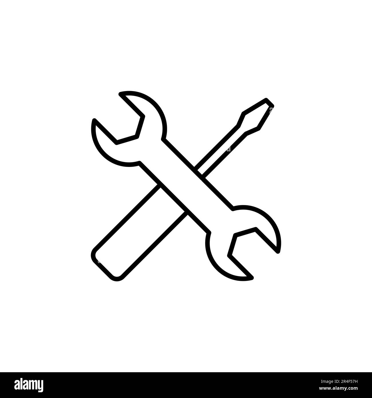 Repair tools icon vector. tool icon vector. setting icon vector. Wrench ...