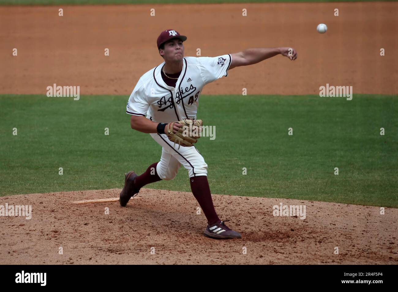 HOOVER, AL - MAY 27: Texas A&M Aggies pitcher Brandyn Garcia (49 ...