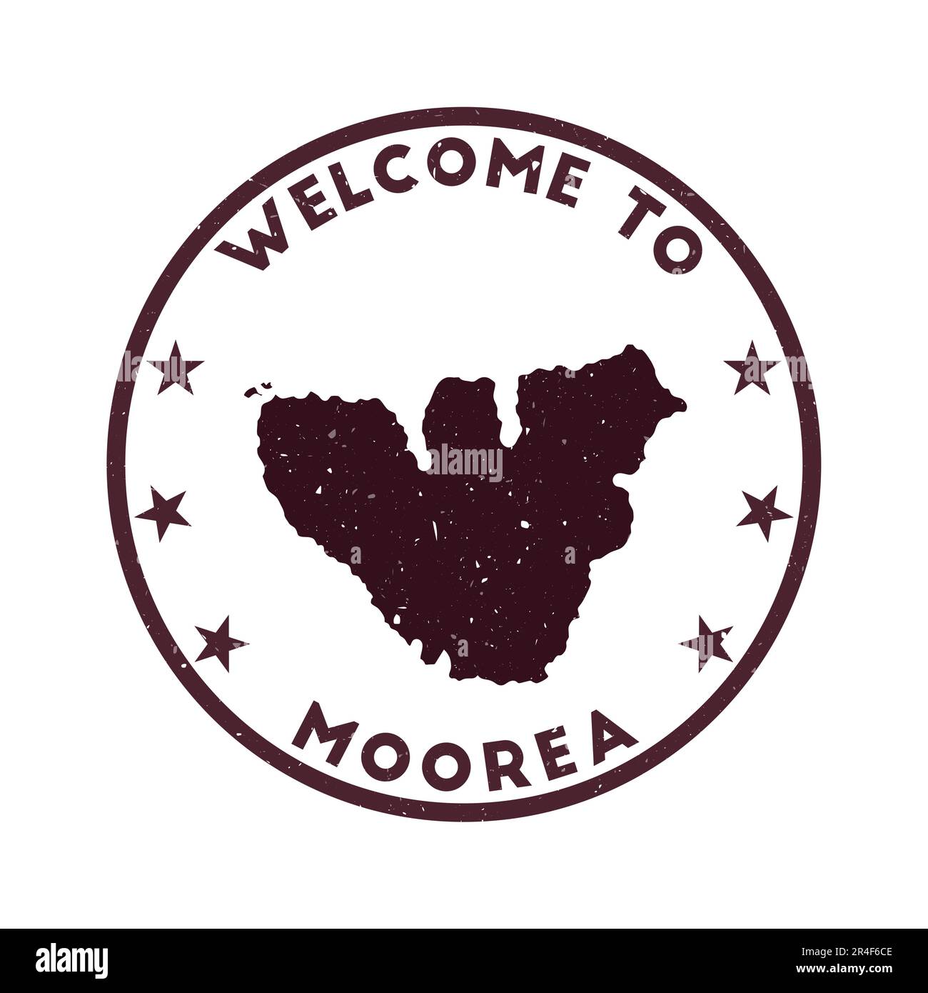 Map of moorea island hi-res stock photography and images - Alamy