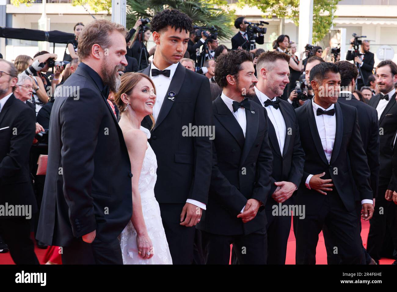 Cannes, France. 27th May, 2023. Neill Blomkamp, Orlando Bloom, Archie ...
