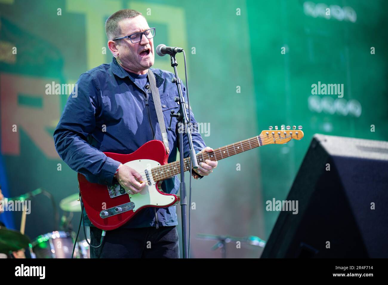 Warrington, UK. 27th May 2023. Paul Heaton headlines the main stage of ...