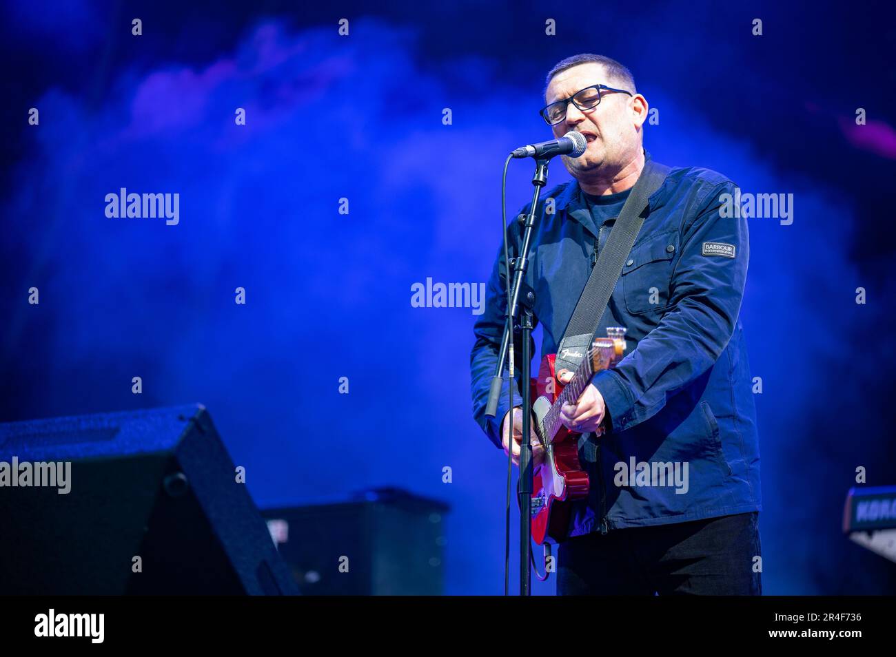 Warrington, UK. 27th May 2023. Paul Heaton headlines the main stage of ...