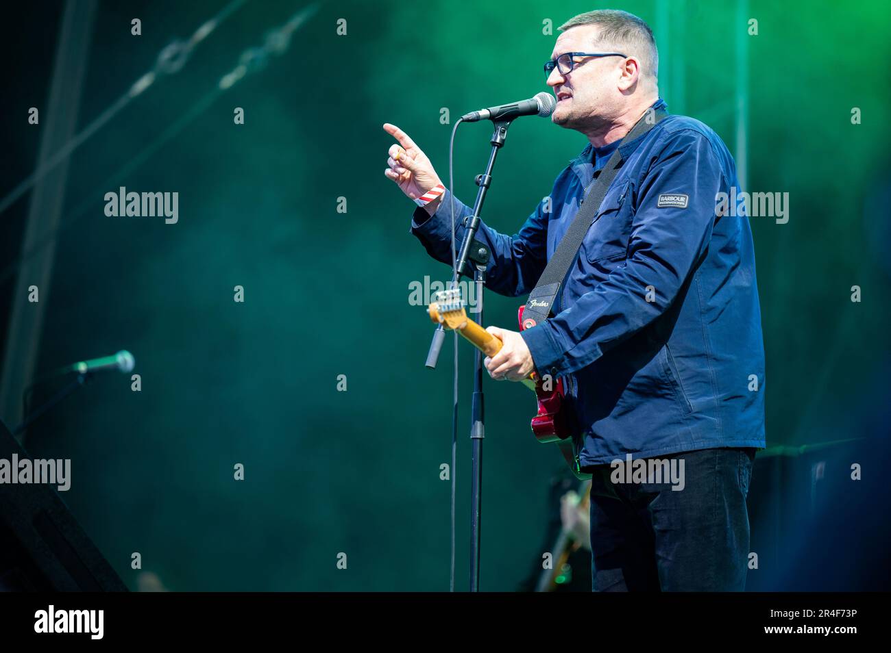 Warrington, UK. 27th May 2023. Paul Heaton headlines the main stage of ...