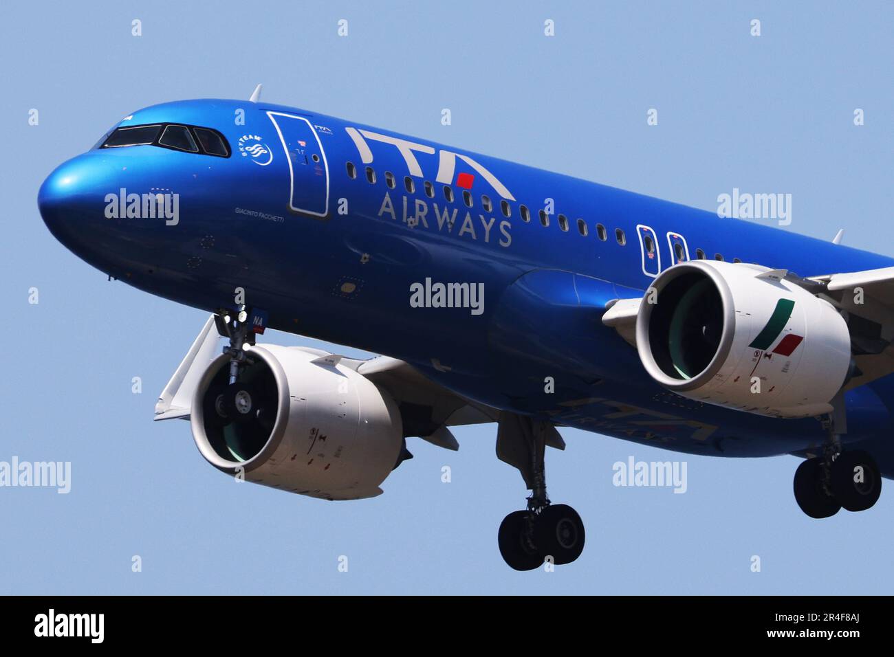 ITA AIRWAYS AGREEMENT WITH LUFTHANSA FOUND In the photo an Airbus A320 ...