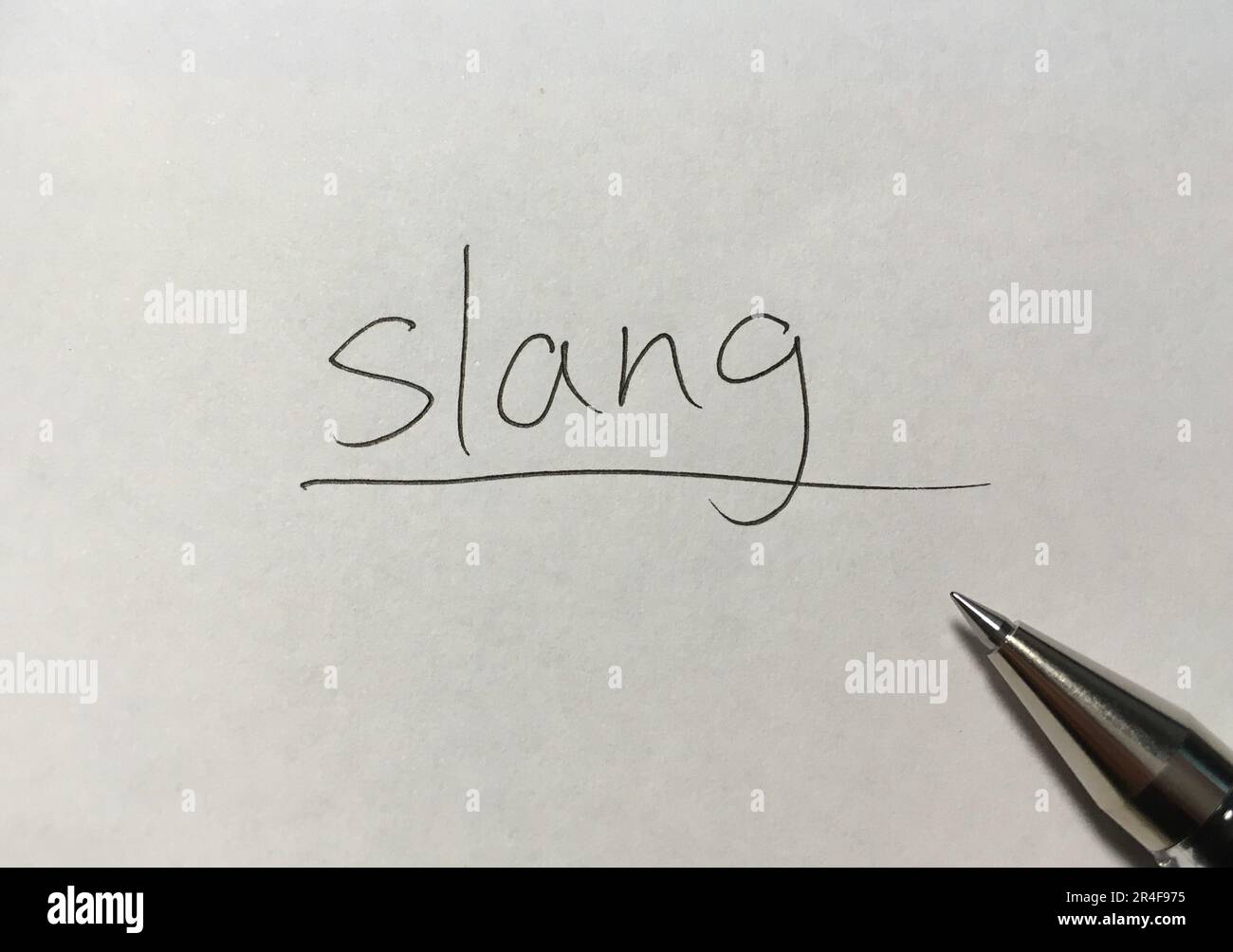 Slang hi-res stock photography and images - Alamy