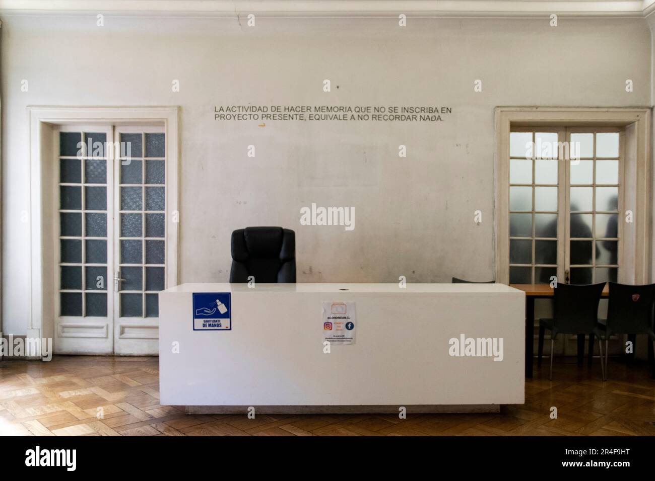 Interiors of Londres 38 memorial house for the victims of torture ...