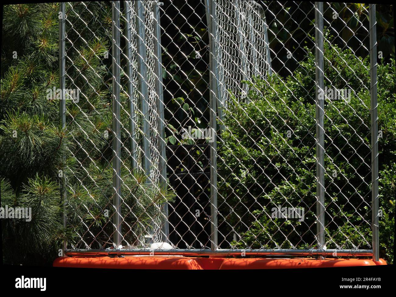 Fencing around a construction site Stock Photo - Alamy