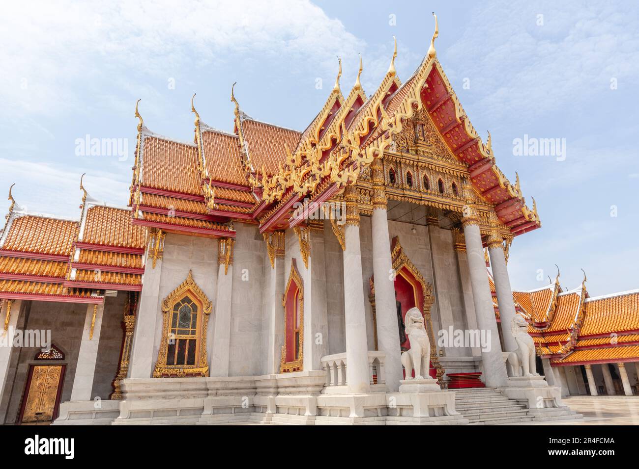 Ordination hall (ubosot) of Wat Benchamabophit Dusitvanaram (Marble ...