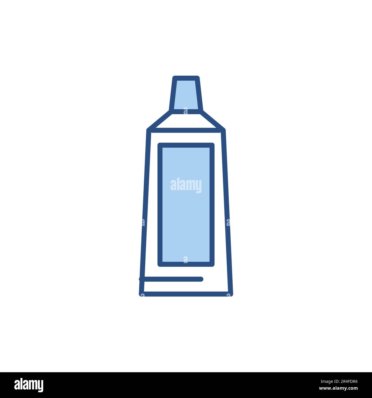 Toothpaste Tube related vector line icon. Isolated on white background ...