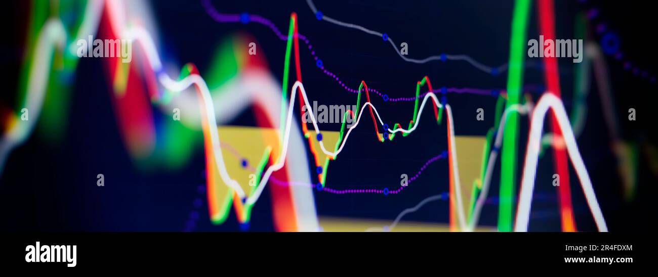 Economy trends background for business idea and all art work design ...